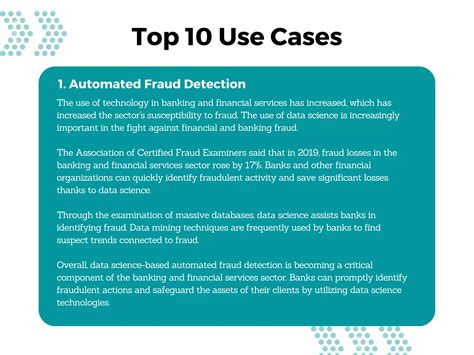 Data Science Use Cases In The Banking And Finance Sector Pdf