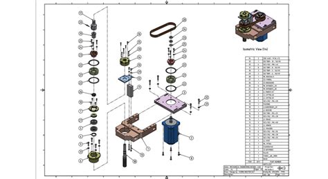 I Make 3d Modeling Assembly Drawing Assemly Or Detail Freelancer