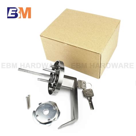 Fire Door Lock Outside Push Panic Bar Lever Handle Zinc Alloy Trim Lock