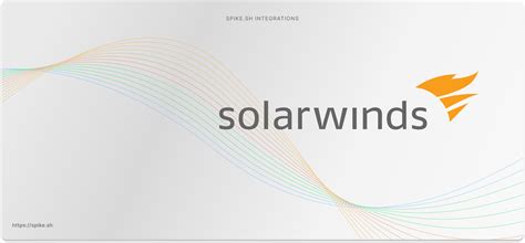 New Integration Solarwinds Orion R Spikesh
