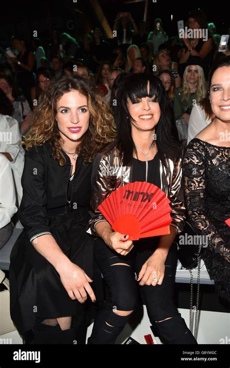 Nena Und Tochter Larissa Attends Minx By Eva Lutz Mercedes Benz Fashion Week Berlin Spring