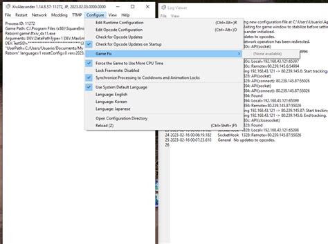 Game Fix Menu Unpopulated · Issue 580 · Soreepeong Xivalexander · Github
