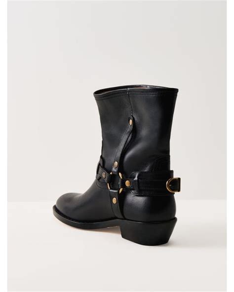 Isabel Marant Ildred Biker Boots In Black Lyst Uk