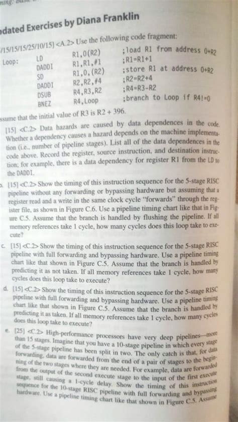 Solved C Data Hazards Are Caused By Data Chegg Com