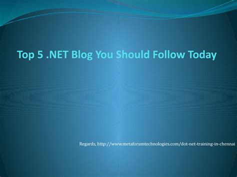 Top NET Blog You Should Follow Today By Prabhumeta Issuu