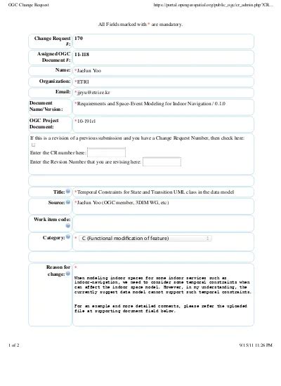 Temporal Constraints For State And Transition Uml Class In The Data Model