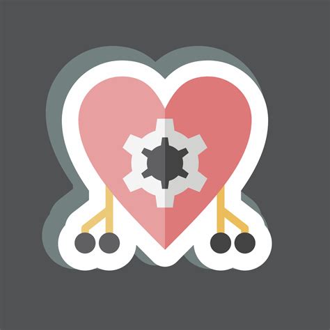 Sticker Cybernetics Suitable For Data Analytics Symbol Simple Design Editable Design Template