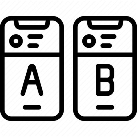 Ab Testing Split Test Aandb Icon Download On Iconfinder