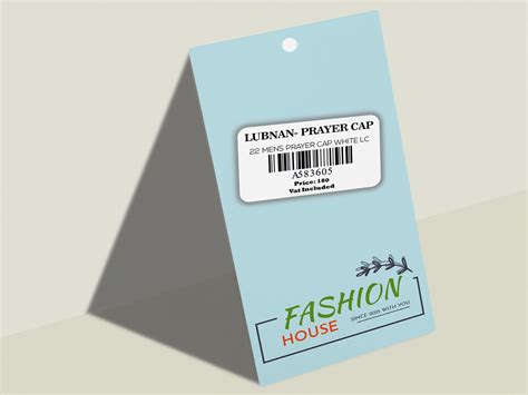 Price Tag With Barcode Behance