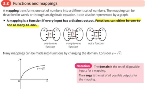2 Functions And Graphs Flashcards Quizlet