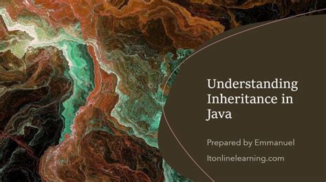 Emmanuel Msafiri Phiri On Linkedin Java Oop Inheritance