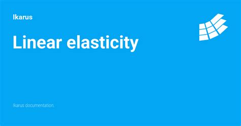 Linear Elasticity Ikarus