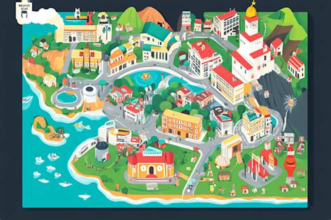 Create Vector Map City Map Site Map Event Map In Illustrator By