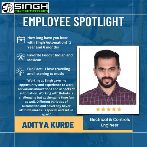 Singhautomation Spotlight Technology Automation Employeespotlight… Singh Automation