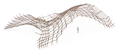 Reciprocal Frame Structure Generated Using The Grasshopper Alogirthm