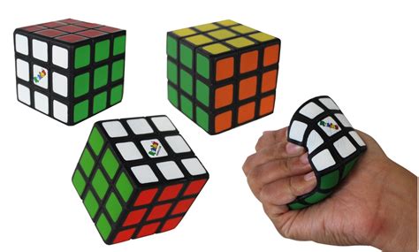 Rubiks Squishy Cube Slow Foam Rising Toy Relieve Anxiety 2x2 Groupon