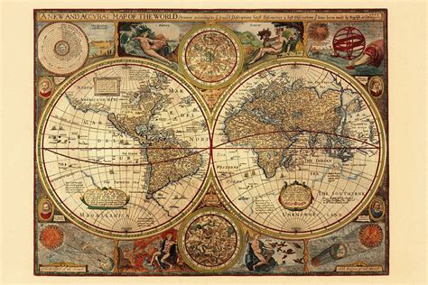1651 Ancient World Map Poster Reproduction Etsy Art Prints Ancient