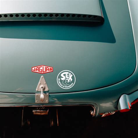 Set Of Two Racing Decals Sex Breakfast Of Champions Rennbetrieb