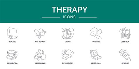 독서 Apitherapy 마약 그림 질문 허브 차 보고서 프리젠 테이션 다이어그램 웹 디자인 모바일 응용 프로그램에 대 한 휠체어 벡터 아이콘과 같은 10 개요 웹 치료