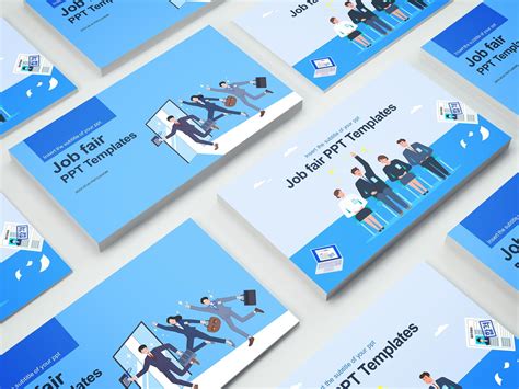 클래스101 [25장] 잡페어 채용설명회 취업박람회 깔끔한 Ppt 템플릿225 피피티 파워포인트