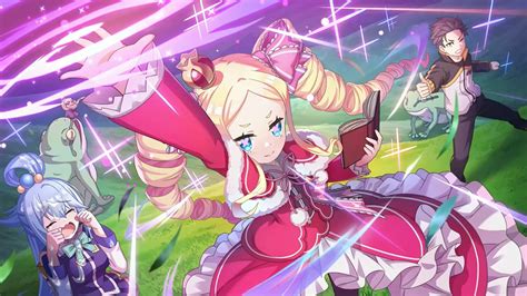 Game Beatrice With Subaru From Konosuba Collaboration R Re Zero