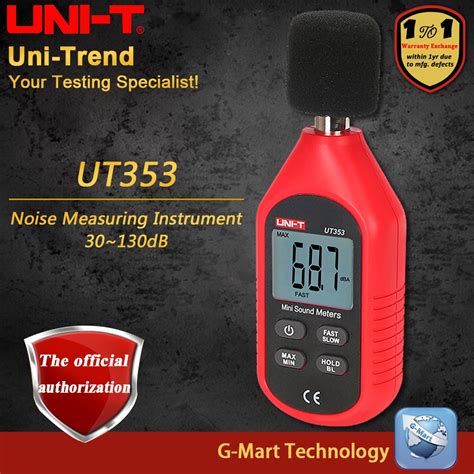 Uni T Ut353 Mini Sound Level Meter Noise Measuring Instrument Db Meter