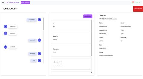 You Can See The Details Of The Ticket In The Detail Page You Can Also See The Notes And Files