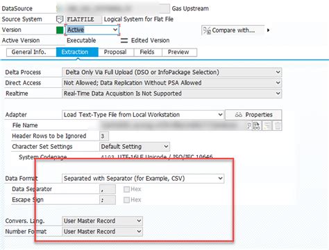 Load Flat File Decimal Values To Adso Sap Bi And Sap Community