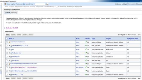 Hot Deployment To Weblogic Using Flexdeploy Flexagon