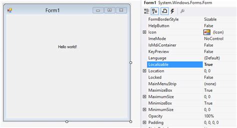 Localization In Winforms Stack Overflow