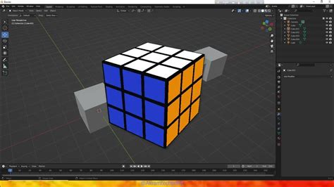 Blender Array Apply Duplicate Modifier 18 Youtube