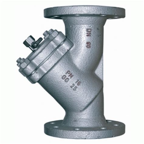 Фильтр сетчатый Y образный чугун Ду 80 Ру16 фл Y333p со сливным краном Danfoss 149b3283 купить