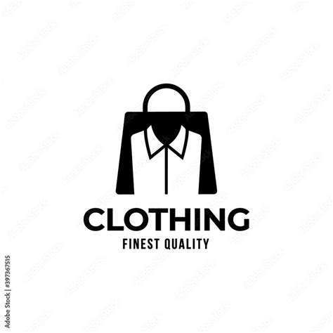 Shirt Logo Design Template In Retro Style Clothes Shop Logo Stock