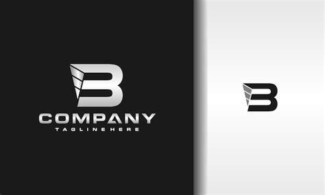 문자 B 드릴 로고 프리미엄 벡터