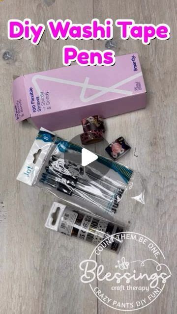 Colette L Baran On Instagram Diy Washi Tape Pens…with A Regular