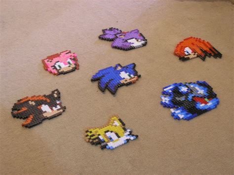 Easy Perler Bead Patterns Perler Bead Art Sonic Hama Beads Coasters Funny Hedgehog Bead