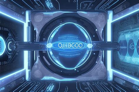 Premium Ai Image Futuristic Quantum Data Encryption Lab