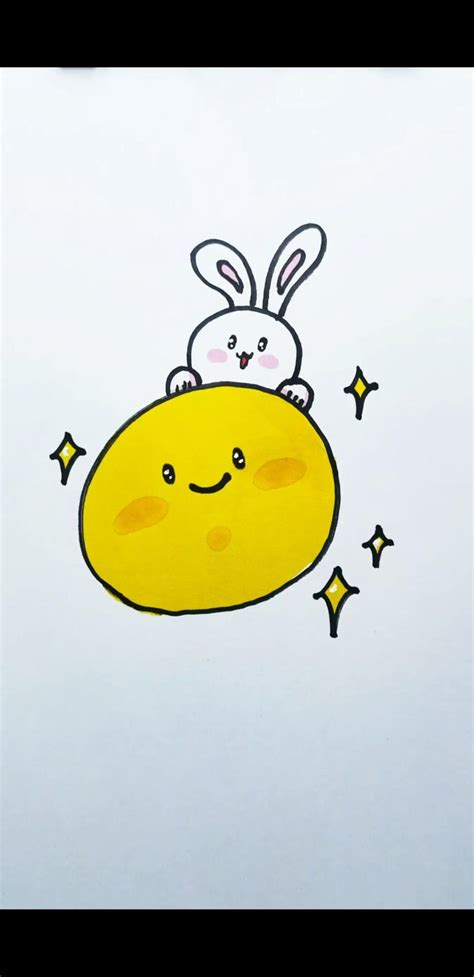 快乐的中秋节简笔画简笔画图片大全