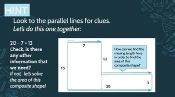 Calculating Area And Missing Side Lengths Lesson By Ms Classroom Content