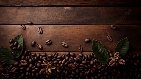 Coffee Beans Leaves Beans Background Coffee Beans Leaf Bean