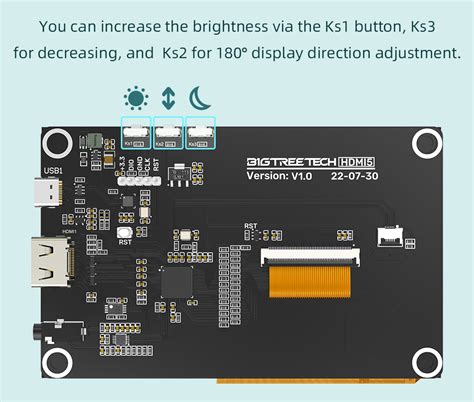 Bigtreetech Hdmi5 Hdmi7 Ips Touch Screen 5 Inch 7 Inch For Voron