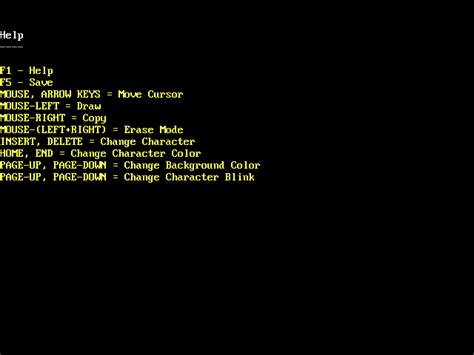 GitHub Qb40 Text Draw Tool For Making A Text Mode User Interface Or Art In DOS