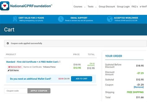National Cpr Foundation Coupon Codes 10 Off January 2025