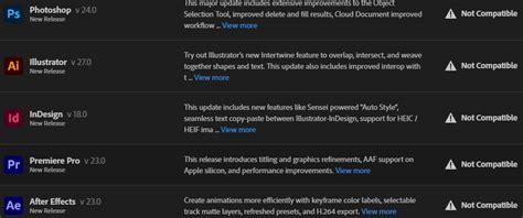Cannot Install Photoshop 24 And All Software Pushed Out Today Says Not Compatible Rphotoshop
