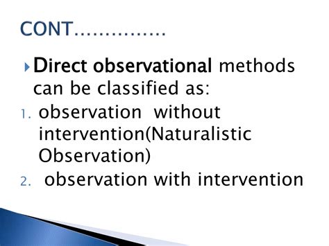 observational method pptx