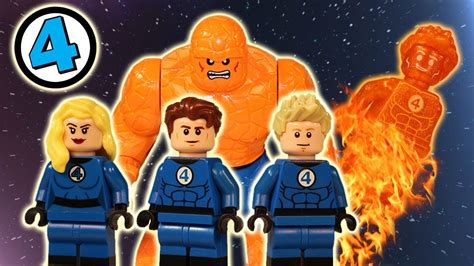 Lego Marvel Superheroes Fantastic Four Minifigures Collection Youtube