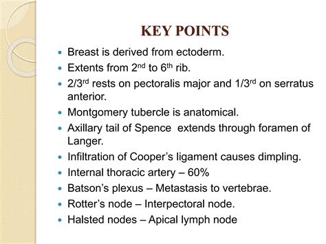 Breast Anatomy And Physiology Pptx