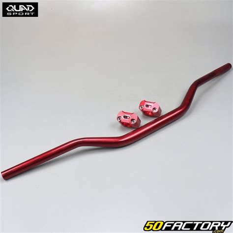 Handlebars 28mm red - motorcycle part, scooter,