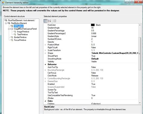 How To Set Custom Shape For Radbutton In Ui For Winforms Buttons Radiobutton Checkbox Etc