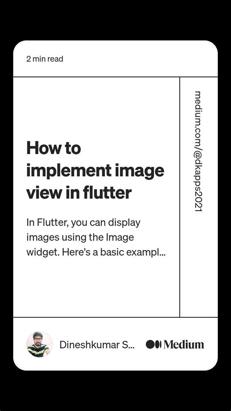 Dineshkumar Selvaraj On Linkedin How To Implement Image View In